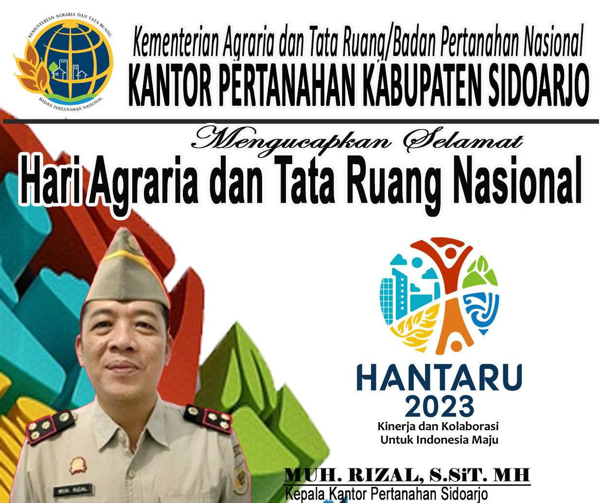 Kementerian Agraria & Tata Ruang/Badan Pertanahan Nasional Mengucapkan ... Kementerian Agraria & Tata Ruang/Badan Pertanahan Nasional Mengucapkan ...